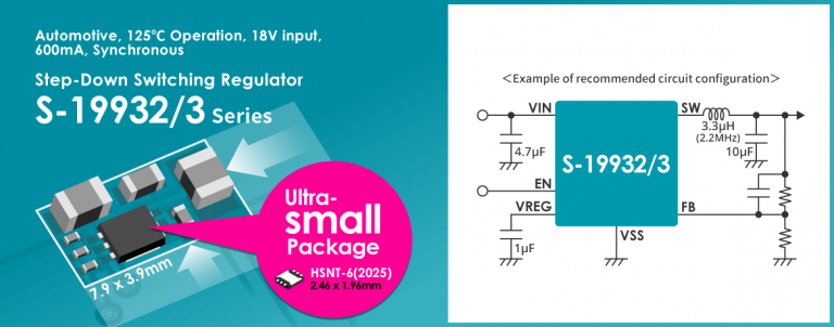ABLIC Launches the S-19932/3 Series, an Automotive Step-down Switching ...